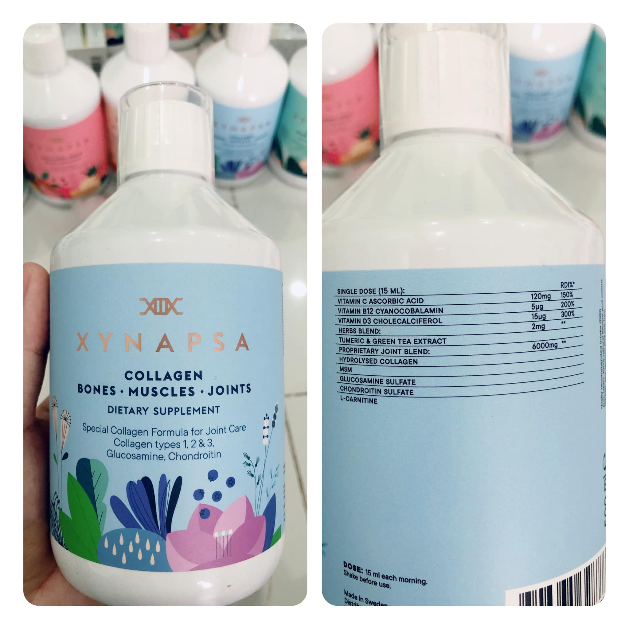 CÔNG DỤNG VÀ CÁCH DÙNG BỘ TỨ THỤY ĐIỂN - COLLAGEN XYNAPSA HIỆU QUẢ